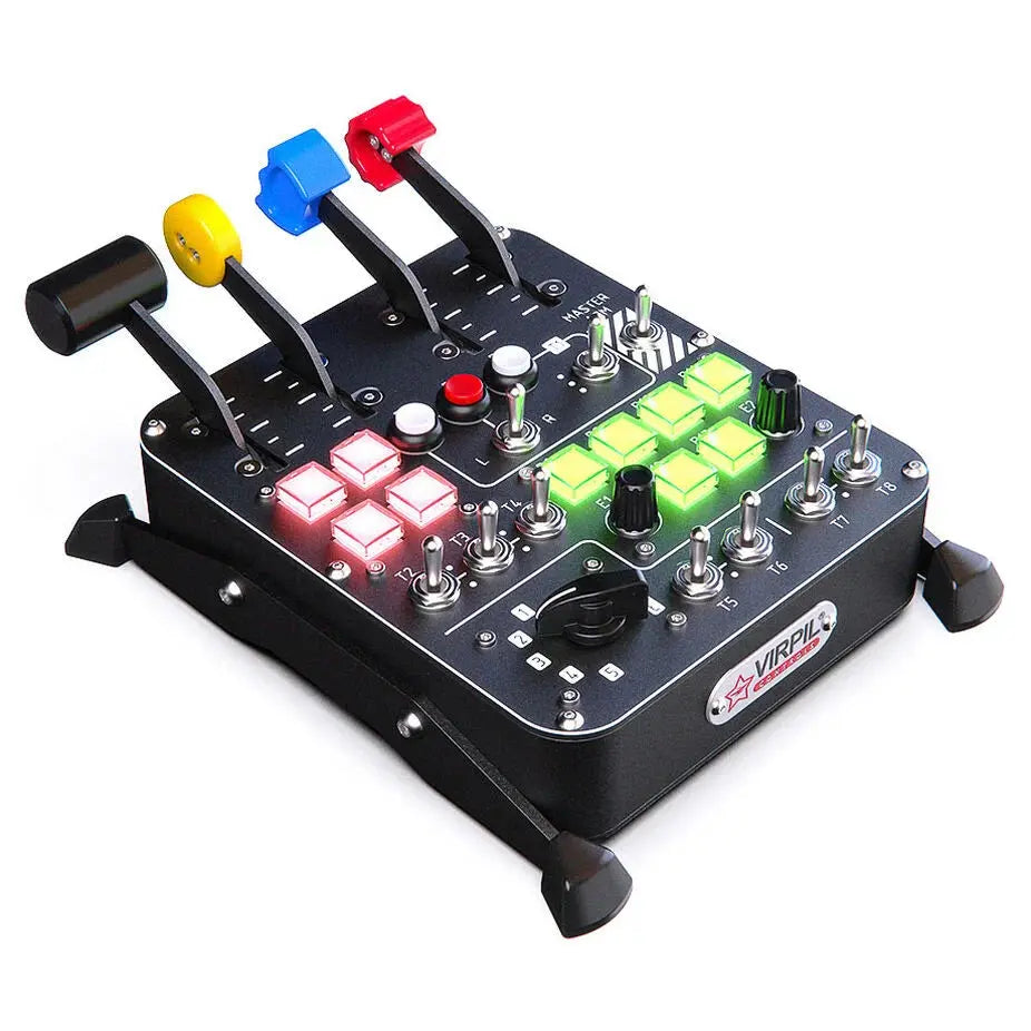 VIRPIL Controls Universal Control Panel #3 – RGB – 30 Inputs (Black ...